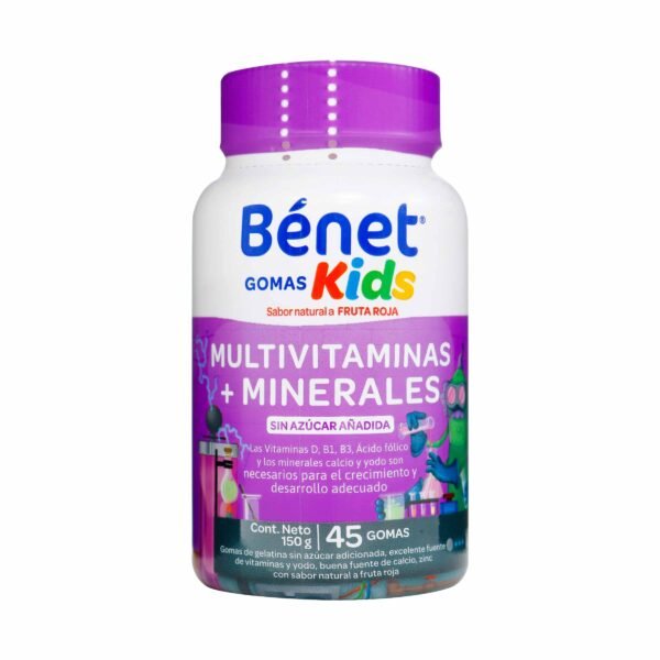 Bénet Gomas Kids Multivitaminas x45 | Apoyo al crecimiento infantil sin ...